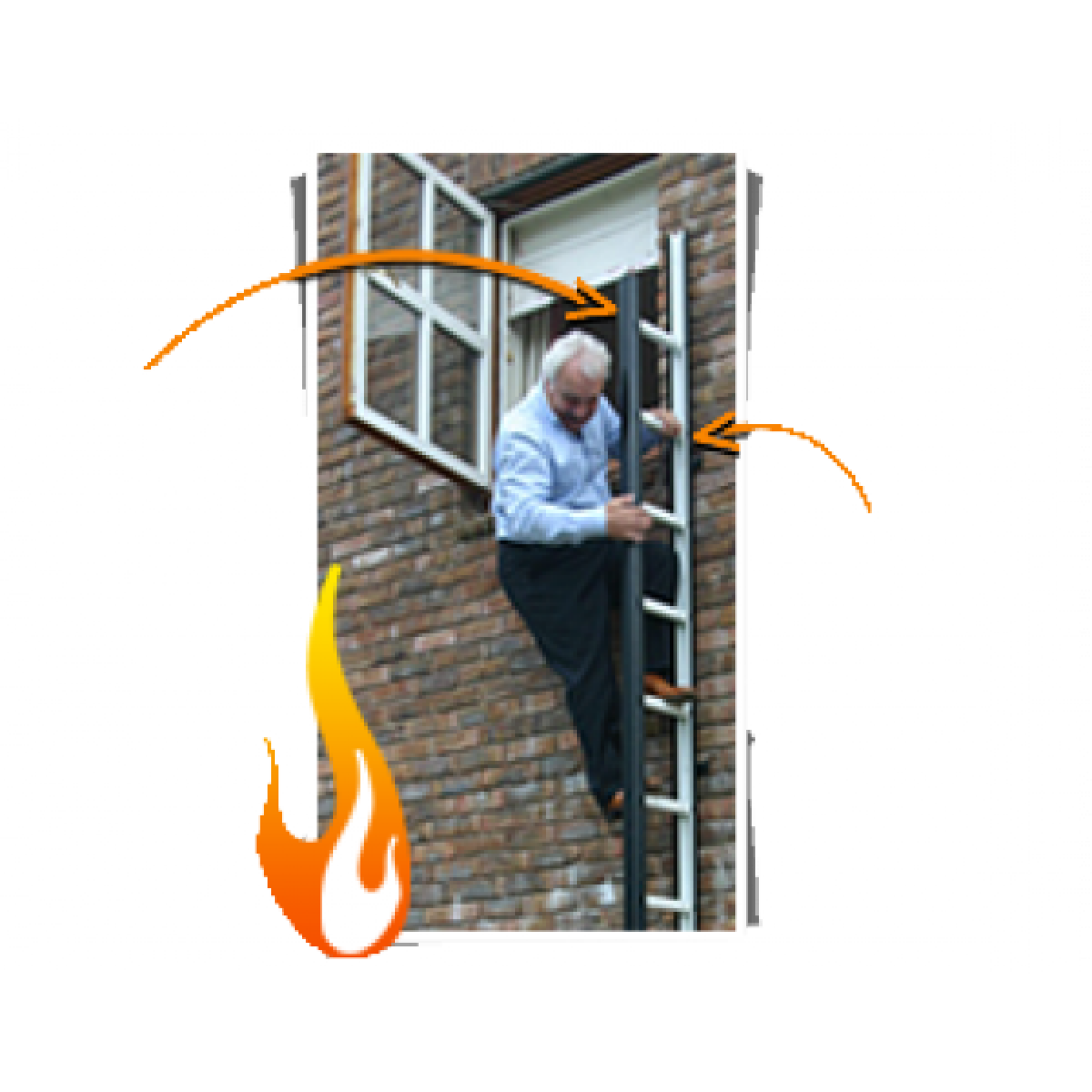 Uitklapbare Vluchtladder | RH Brandbeveiliging