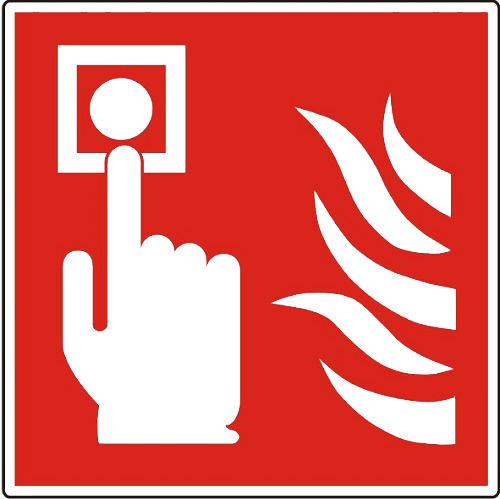 Pictogram Handmelder NEN-EN-ISO 7010